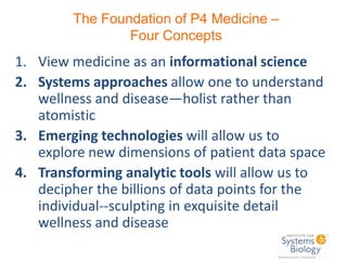 The Foundation of P4 Medicine | PPTX