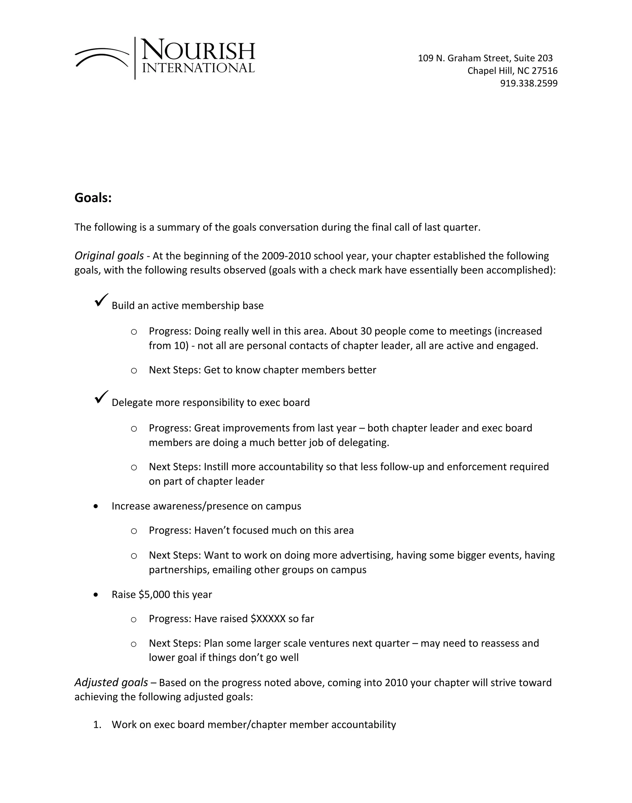 Ohio State Progress Report | DOC