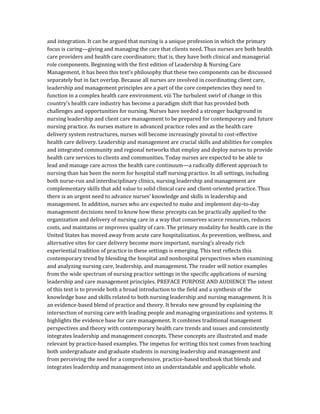 Ohio University of Nursing Nursing Leadership Discussion Questions.docx