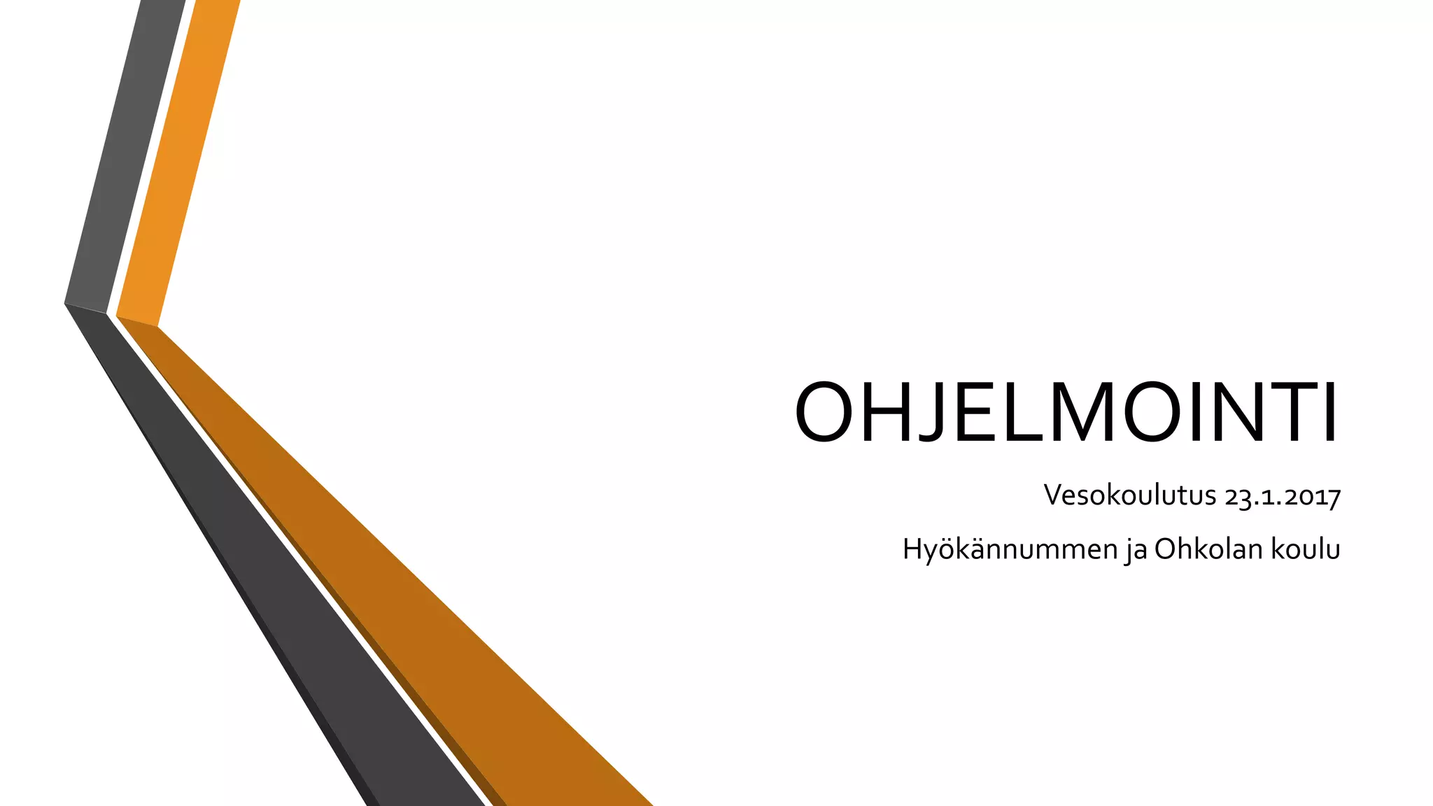 Ohjelmointi | PPTX