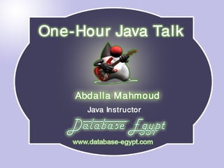 One-Hour Java Talk | PPT