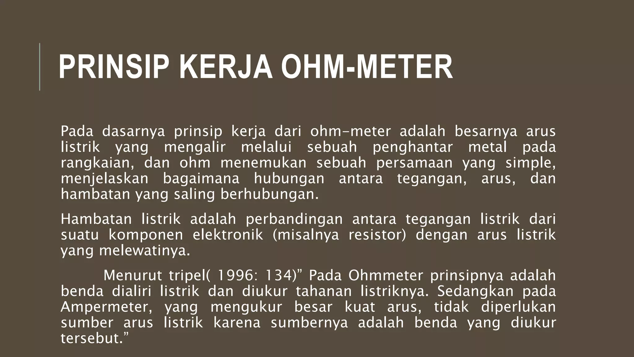 Ohm-meter | PPTX