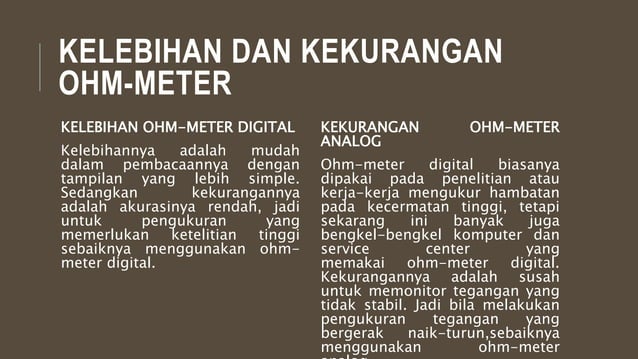 Ohm-meter | PPTX