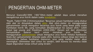 Ohm-meter | PPTX