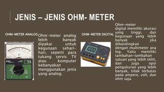 Ohm-meter | PPTX
