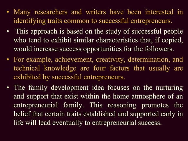 THE SCHOOLS OF ENTREPRENEURIAL THOUGHT-Veterinary. Extension | PPT