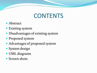this ppt shows easy way to understand ONLINE HOTEL MANGEMENT | PPTX