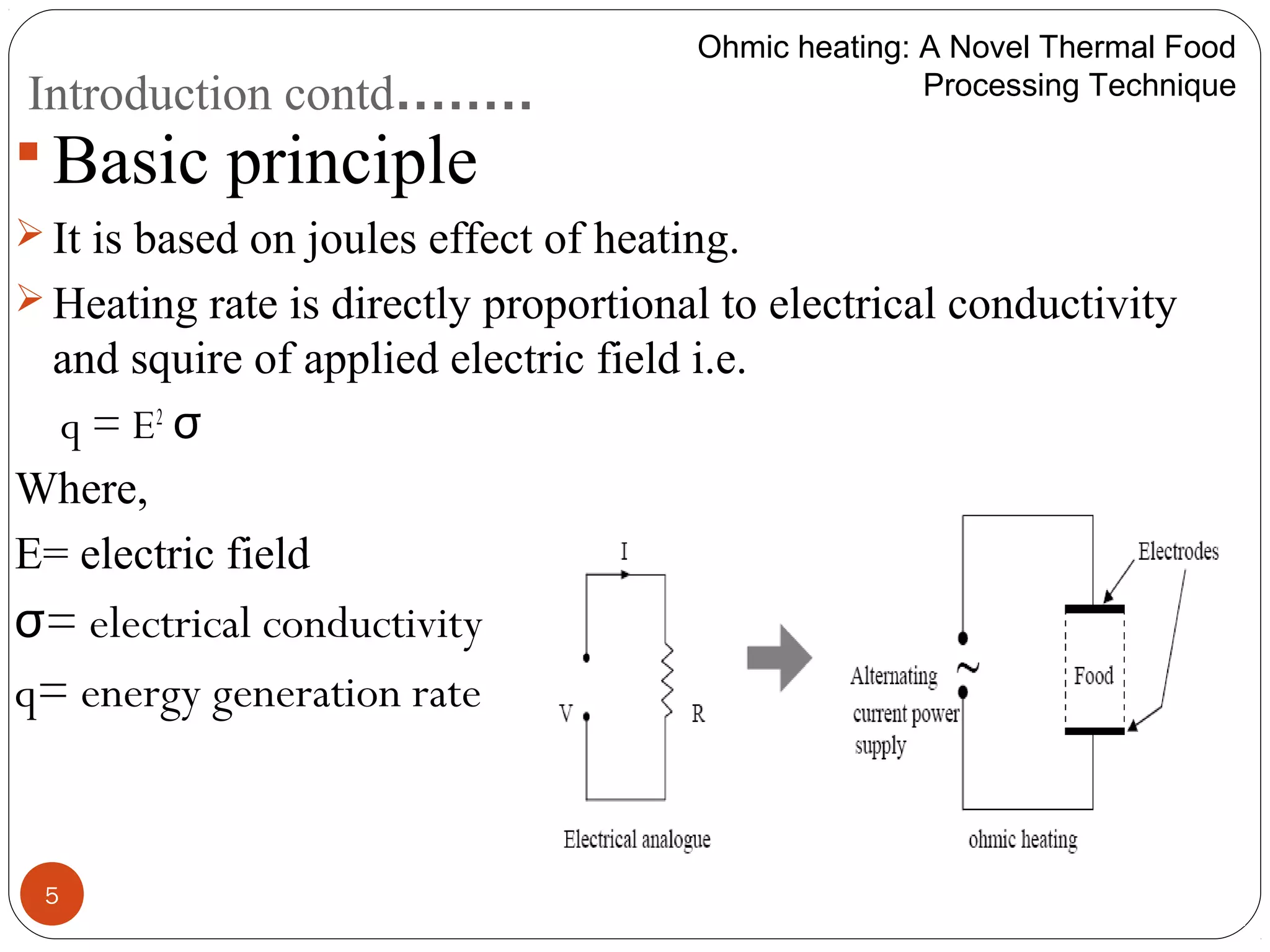 Ohmic heating | PPT