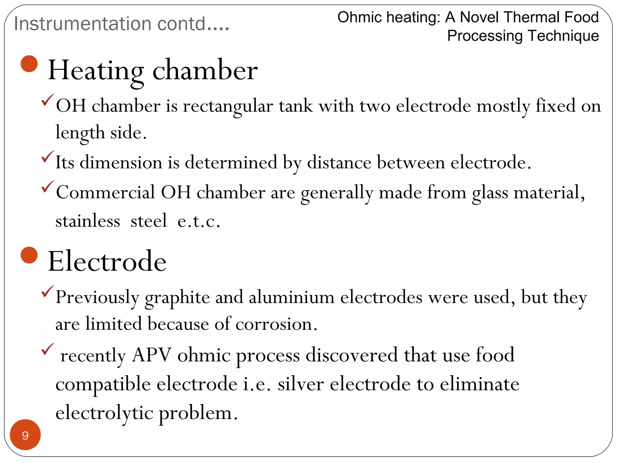 Ohmic heating | PPT