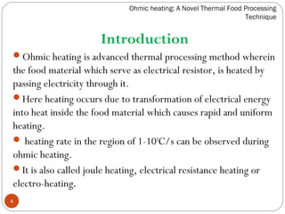 Ohmic heating | PPT