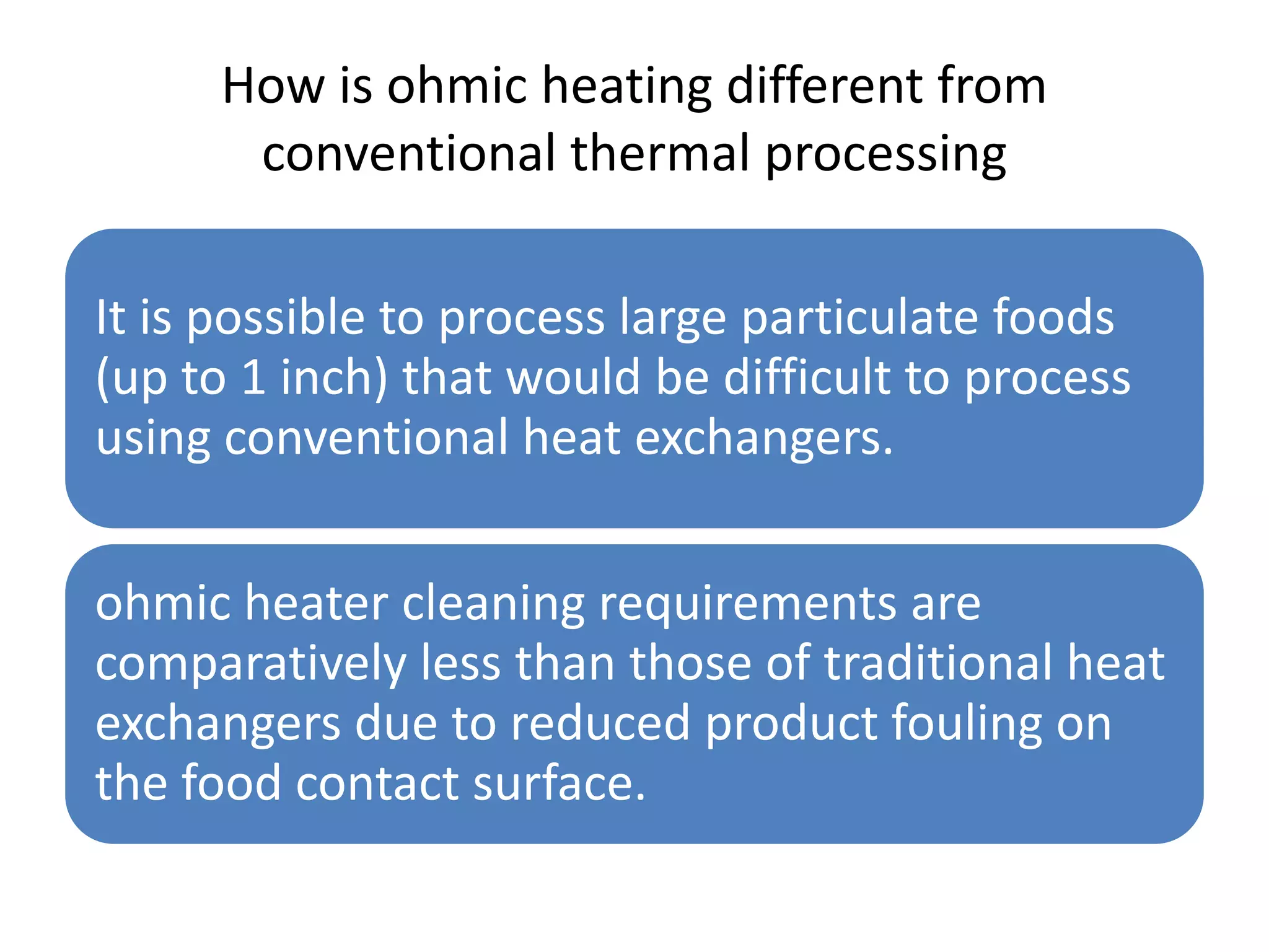Ohmic heating | PPTX