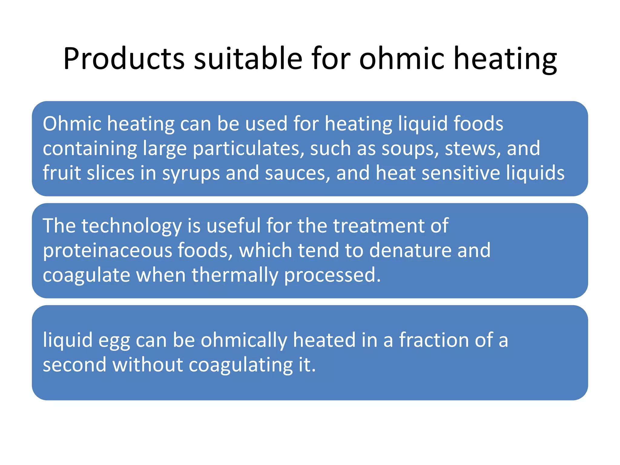 Ohmic heating | PPTX