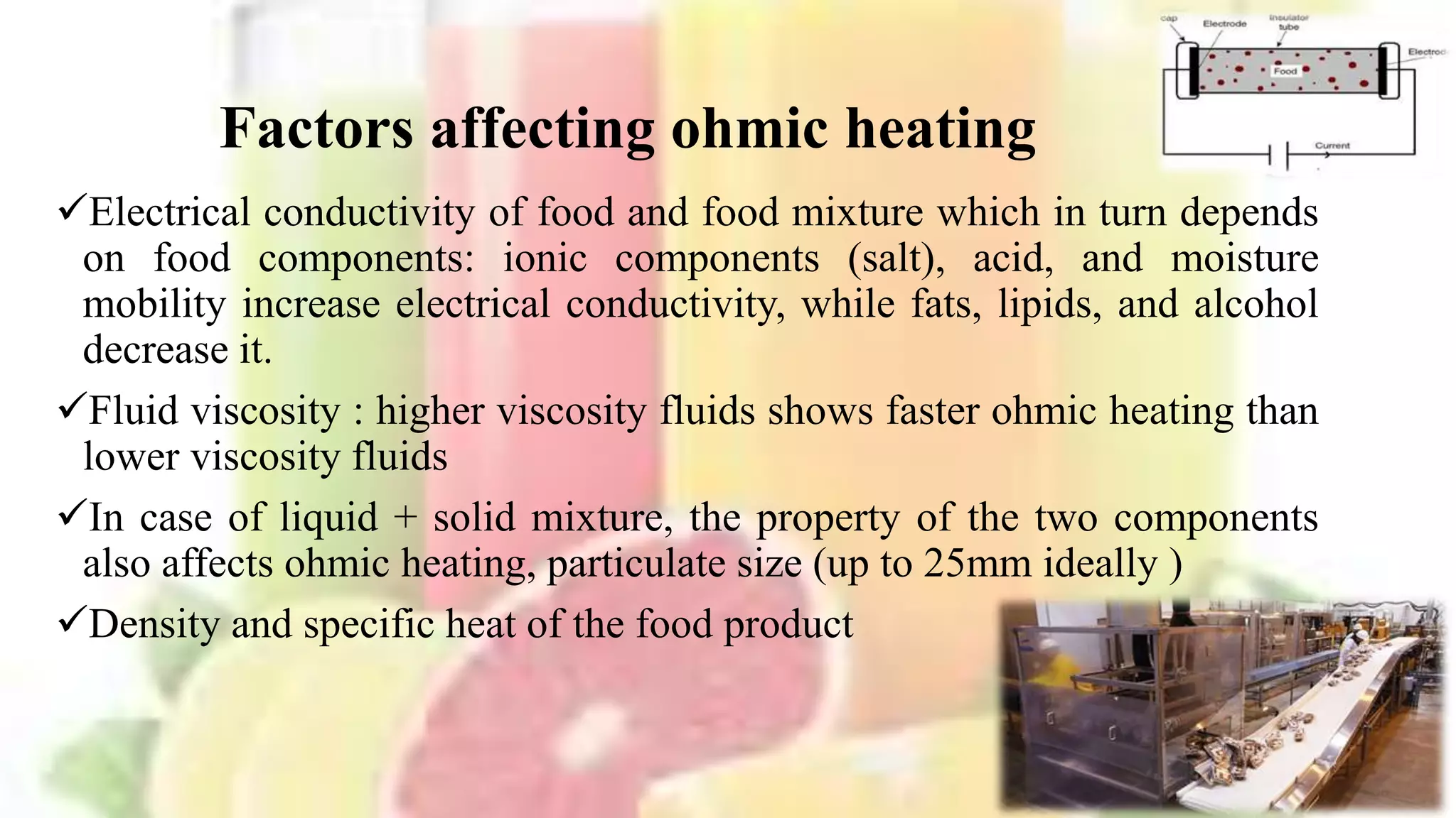 Ohmic heating | PPTX