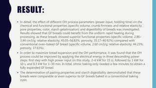 Ohmic heating—a novel approach for gluten free bread baking | PPT