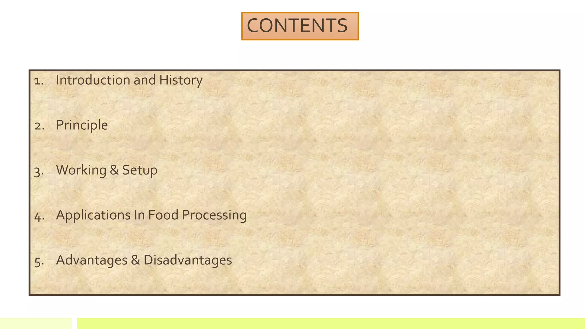 Ohmic heating in food processing | PPTX