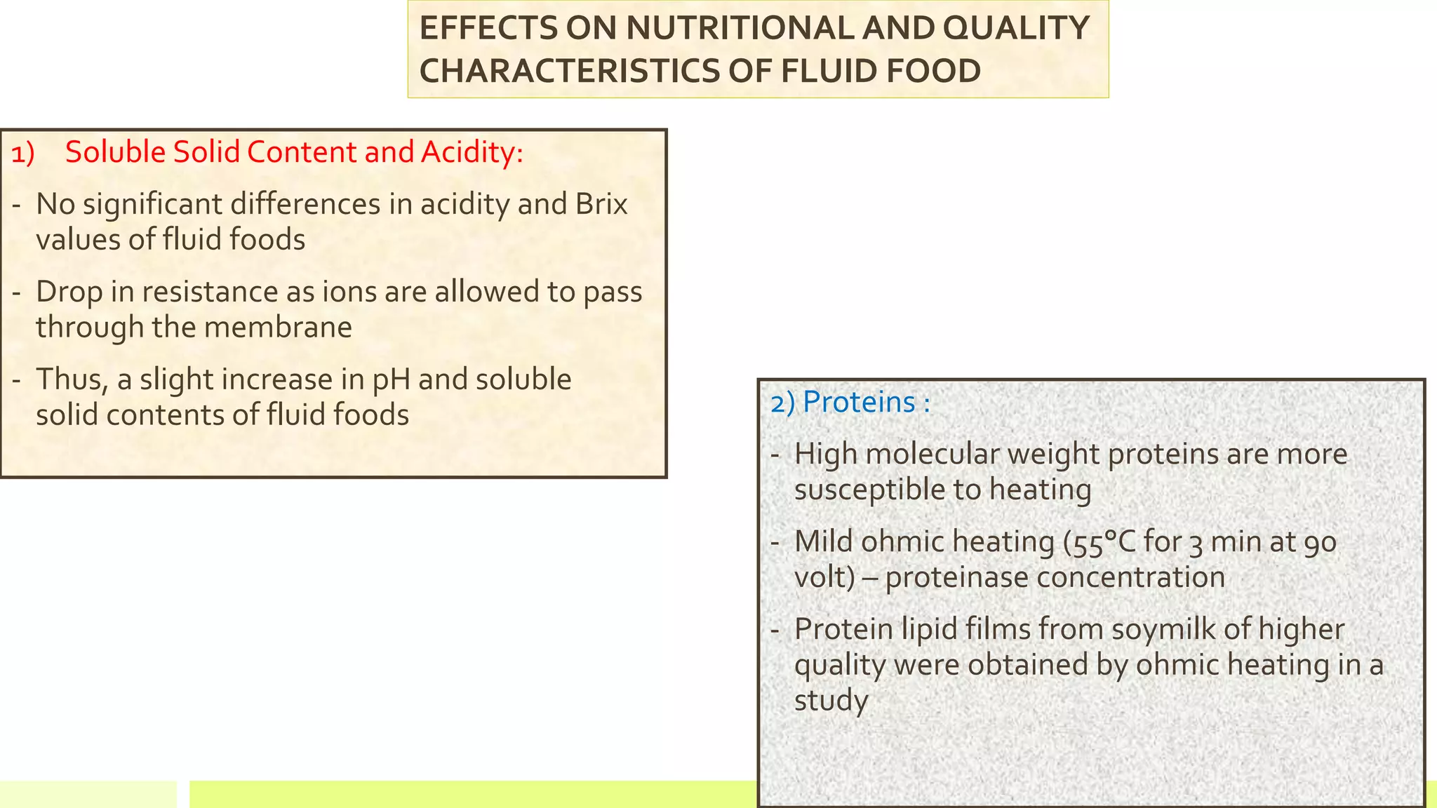 Ohmic heating in food processing | PPTX
