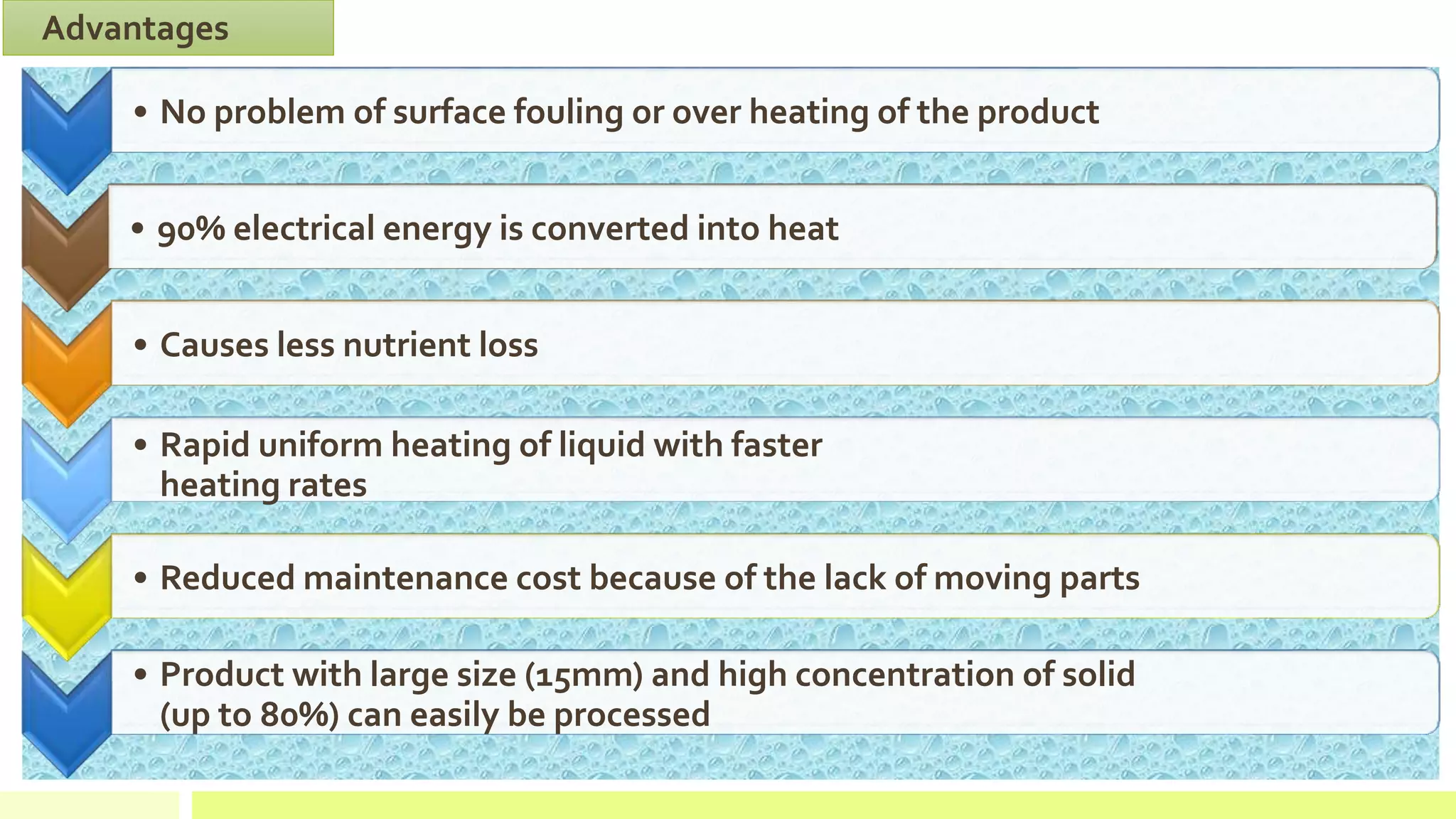 Ohmic heating in food processing | PPTX