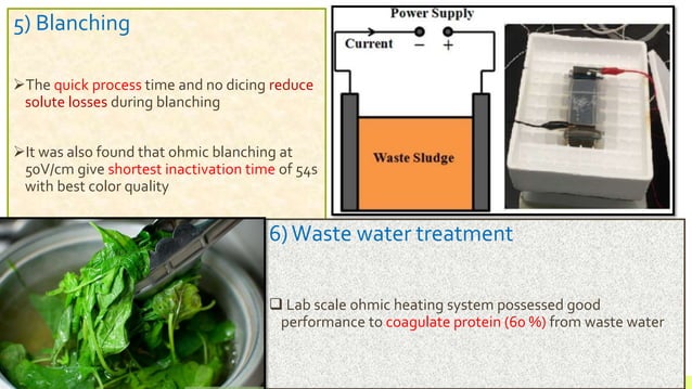 Ohmic heating in food processing | PPTX | Physics | Science