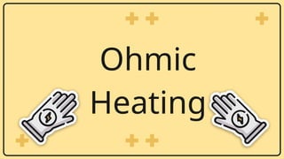 Ohmic, Induced and Infrared heating in food processing industry | PPTX