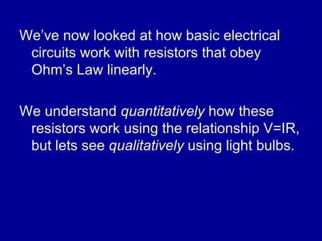 ppt Ohm's law | PPT | Physics | Science