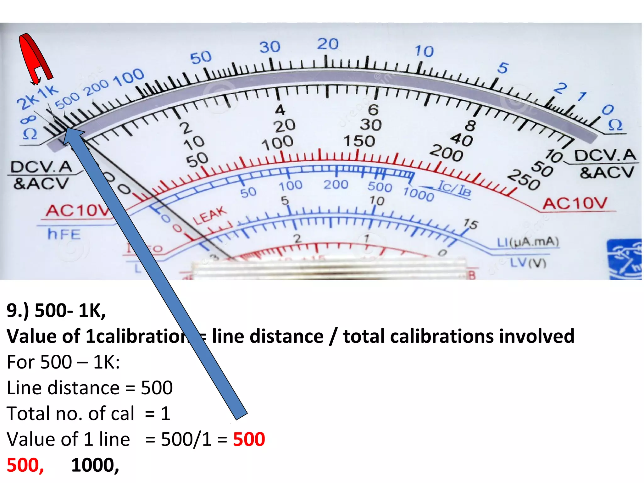 Procedure On How To Interpret Resistance Reading In An Ohmmeter | PPT