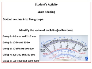 Procedure On How To Interpret Resistance Reading In An Ohmmeter | PPT