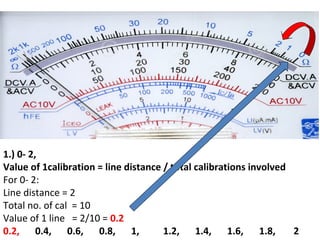 Procedure On How To Interpret Resistance Reading In An Ohmmeter | PPT