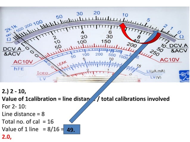 Procedure On How To Interpret Resistance Reading In An Ohmmeter | PPT | Physics | Science
