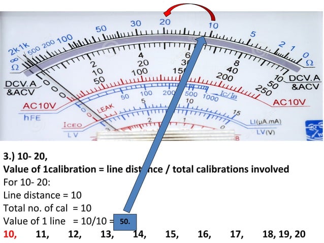 Procedure On How To Interpret Resistance Reading In An Ohmmeter | PPT ...