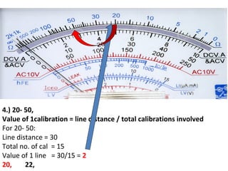 Procedure On How To Interpret Resistance Reading In An Ohmmeter | PPT