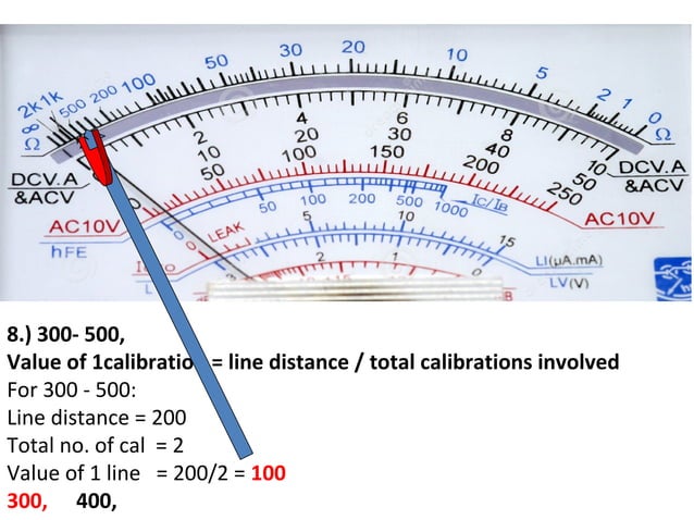 Procedure On How To Interpret Resistance Reading In An Ohmmeter | PPT | Physics | Science
