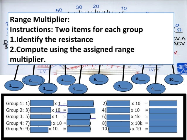 Procedure On How To Interpret Resistance Reading In An Ohmmeter | PPT | Physics | Science
