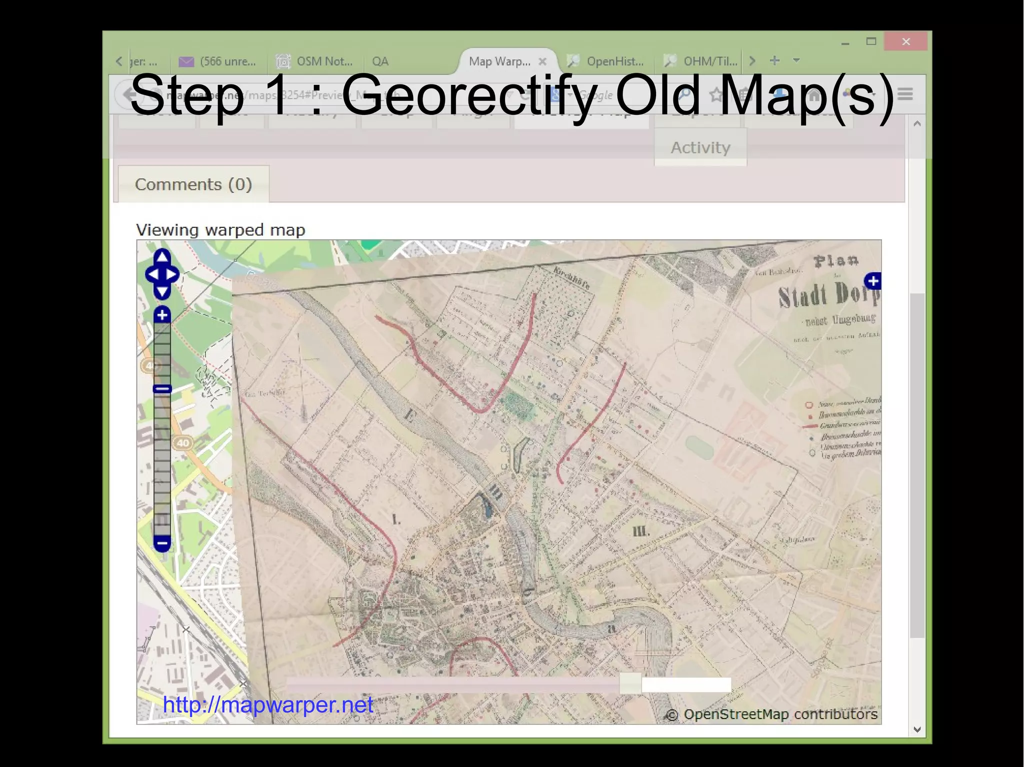 OpenHistoricMap: overview | PPT