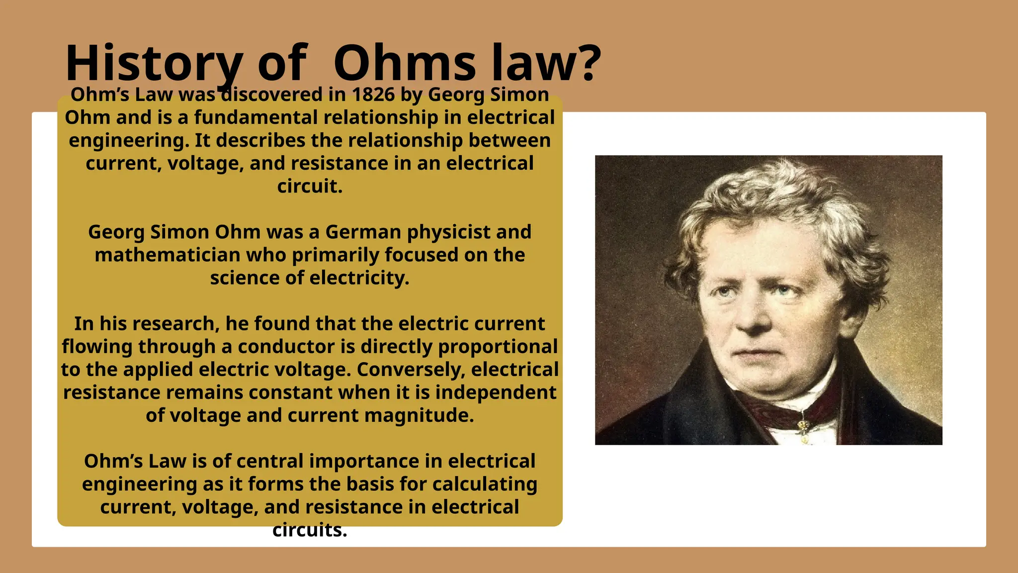OHMS-LAW FOR THIRD BASIC UNDERSTANDING AND CONCEPT | PPTX