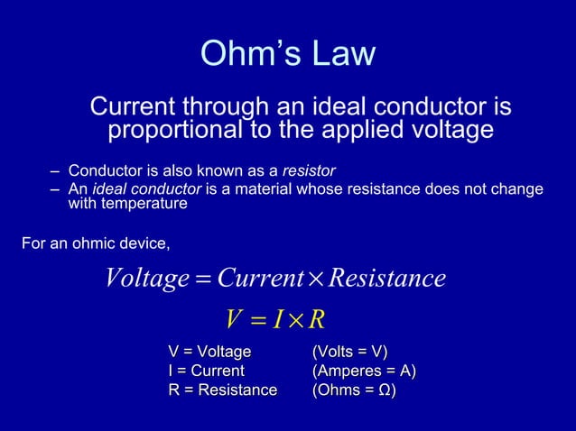Ohms Law | PPT