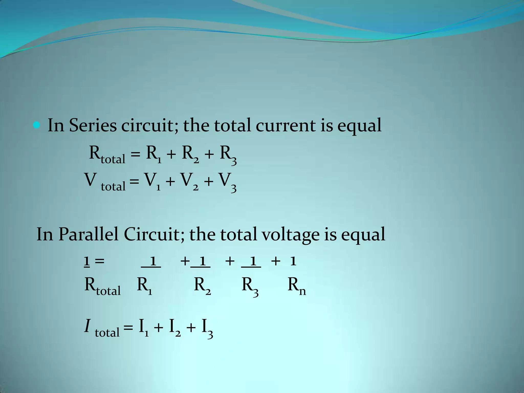 Ohm’s law | PPTX