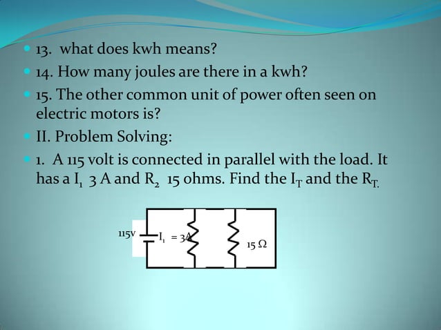 Ohm’s law | PPTX | Computer Networking | Computing