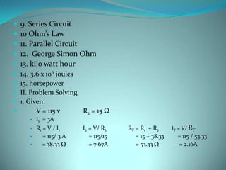 Ohm’s law | PPTX