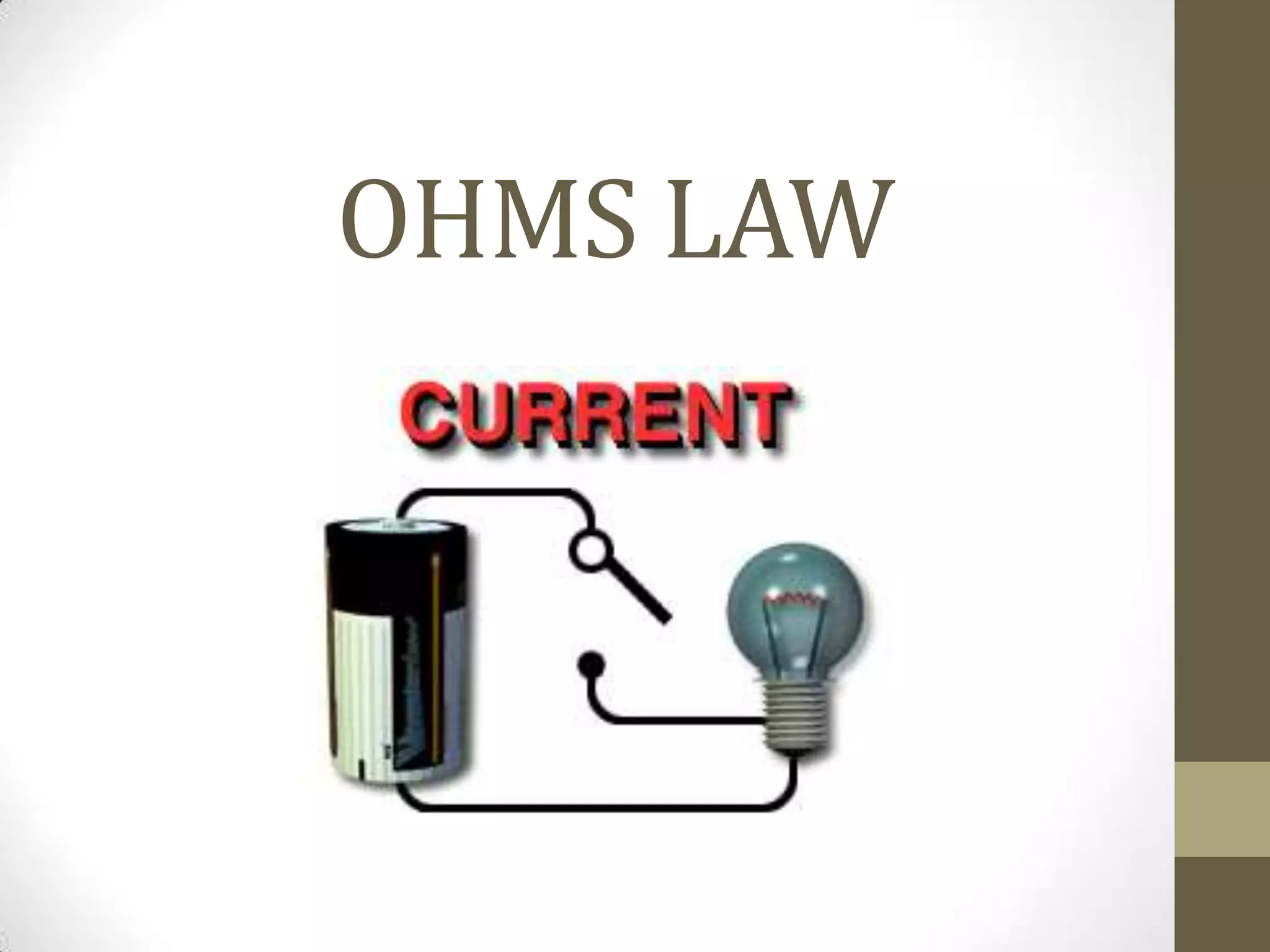 Ohms law | PPTX