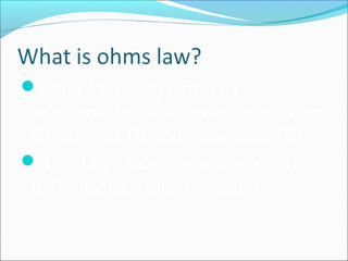 Ohms law | PPT