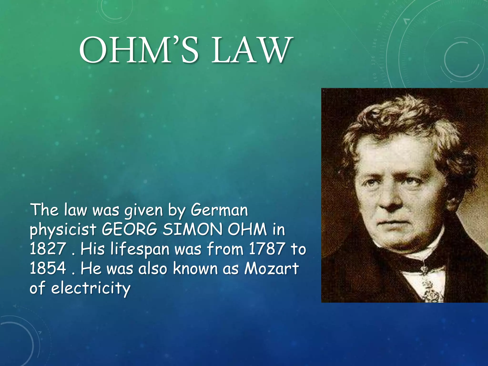 Ohm's law | PPTX