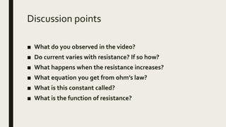 Ohms law | PPTX