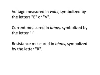 Basic Information of Ohm's law | PPTX