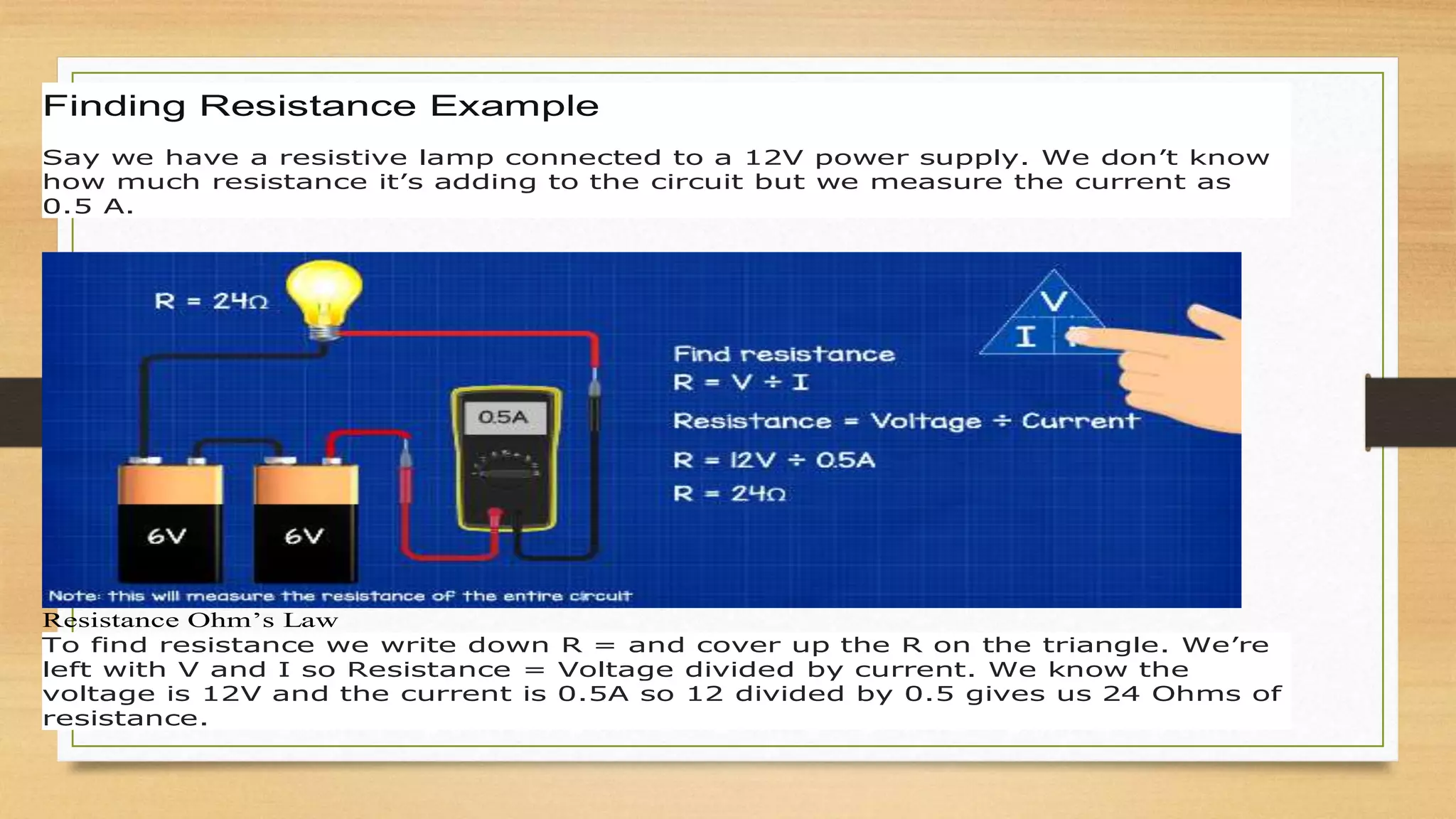 Ohms law by engineering mindset | PPTX