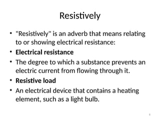 ohms law ,Kirchhoff laws, ELETROMOTIVE FORCE | PPTX