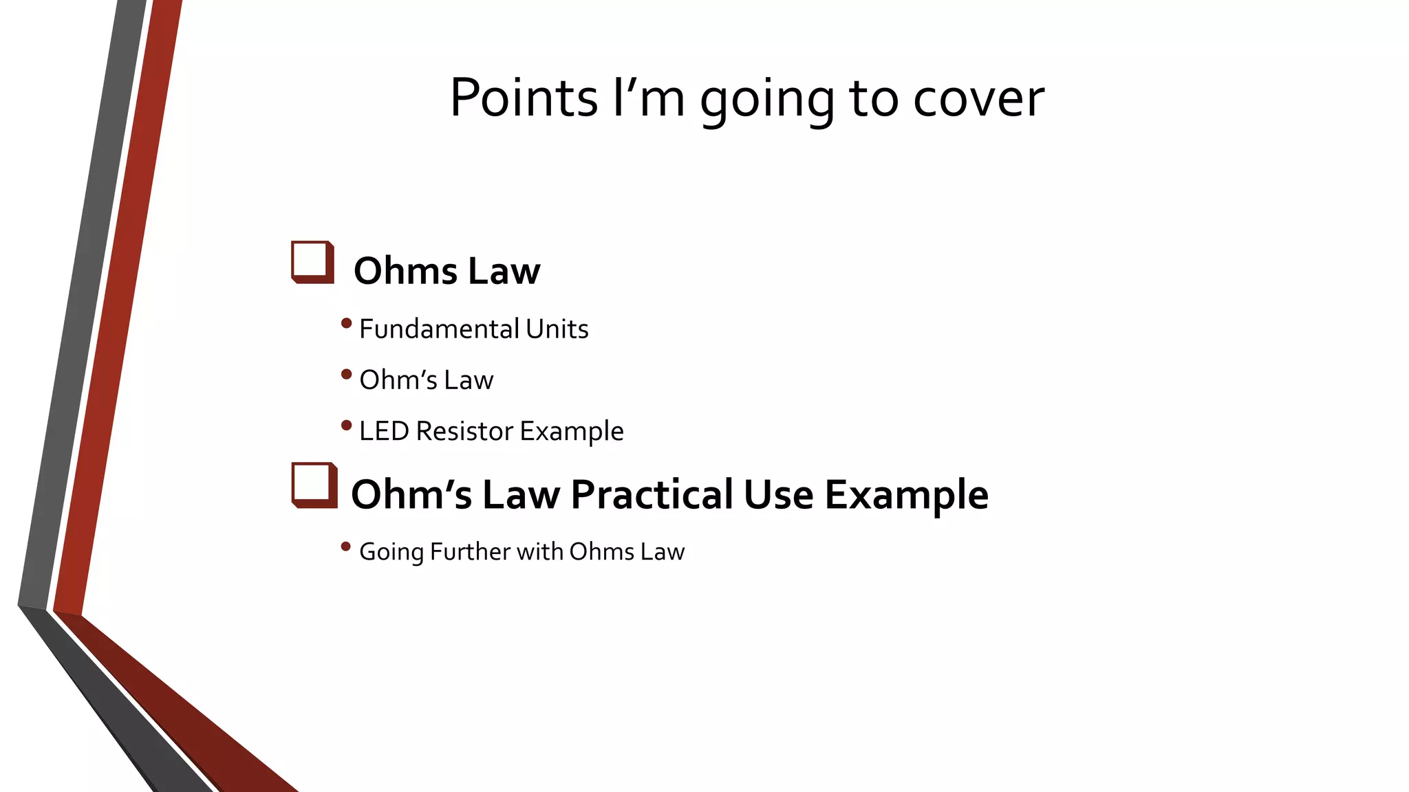 Ohms law presentation june -updated glm | PPTX