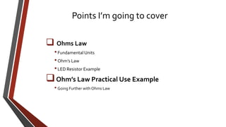 Ohms law presentation june -updated glm | PPTX