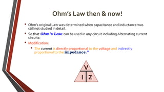 Ohms law presentation june -updated glm | PPTX