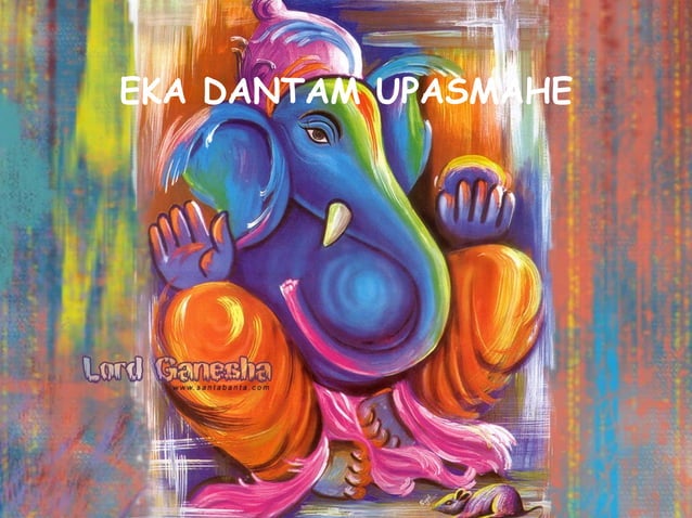 Prayer of Lord Ohm Sree Ganeshaya Namohooo- shuklambaradharam vishnum ...