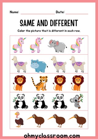OhMyClassroom.com Preschool Learning Pack Worksheets.pdf